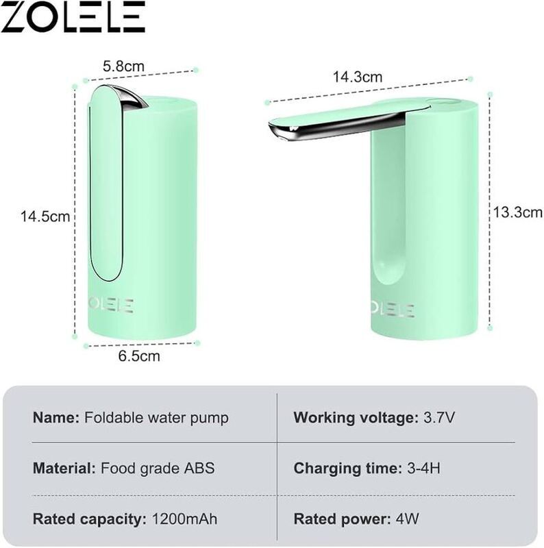 Zolele Automatic Folding Water Pump ZL100 - موبازشاپ